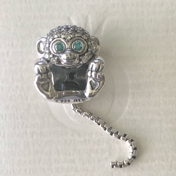 Pandora | Jewelry | Pandora Sparkling Monkey Charm | Poshmark